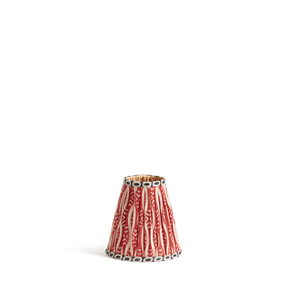 OKA, Roa Cone Lampshade - Vermillion Red, Lampshades, Iron/Silk by ...
