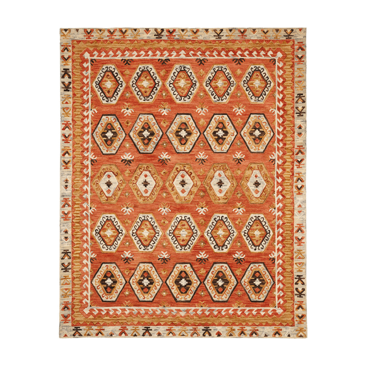 OKA, Alanya Rug - Multi, Rugs, Cotton/Wool, Persian by Brook + Wilde ...
