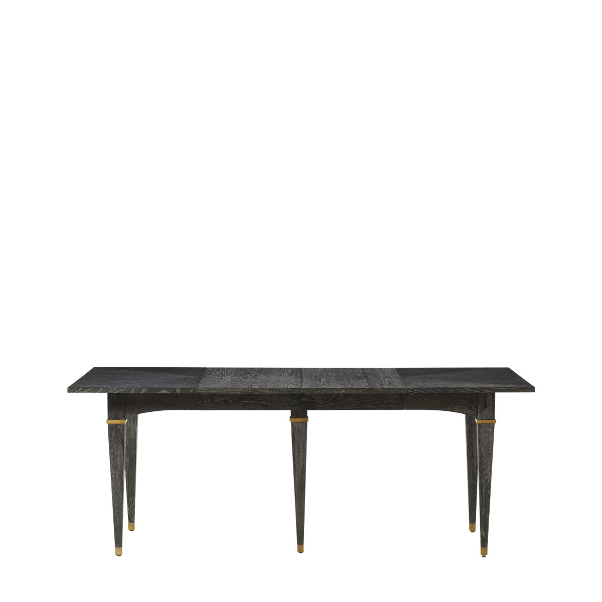 OKA, Alfred Extendable Dining Table - Ebonised Oak, Dining Tables, Wood ...