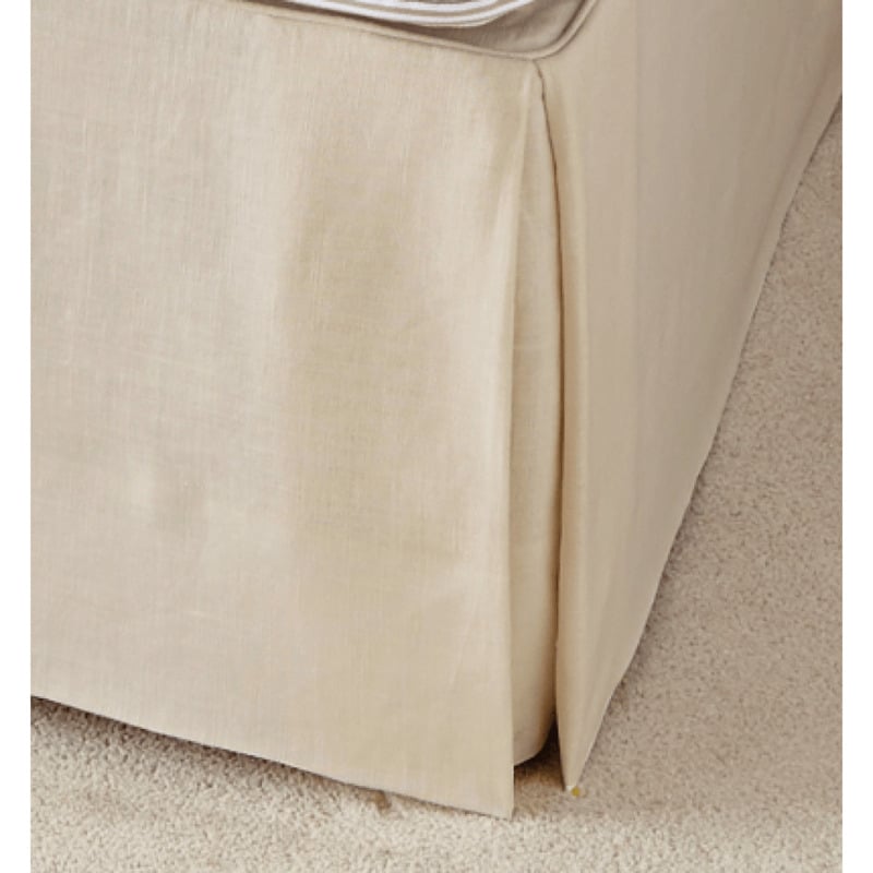 OKA, Bed Valance 100% Cotton, Double - Natural, Bed Valances, Cotton by ...