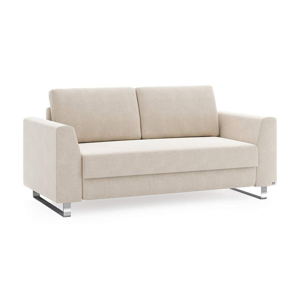 Sofa bed 140 in beige - BRUNO by Bruno Interior | ufurnish.com