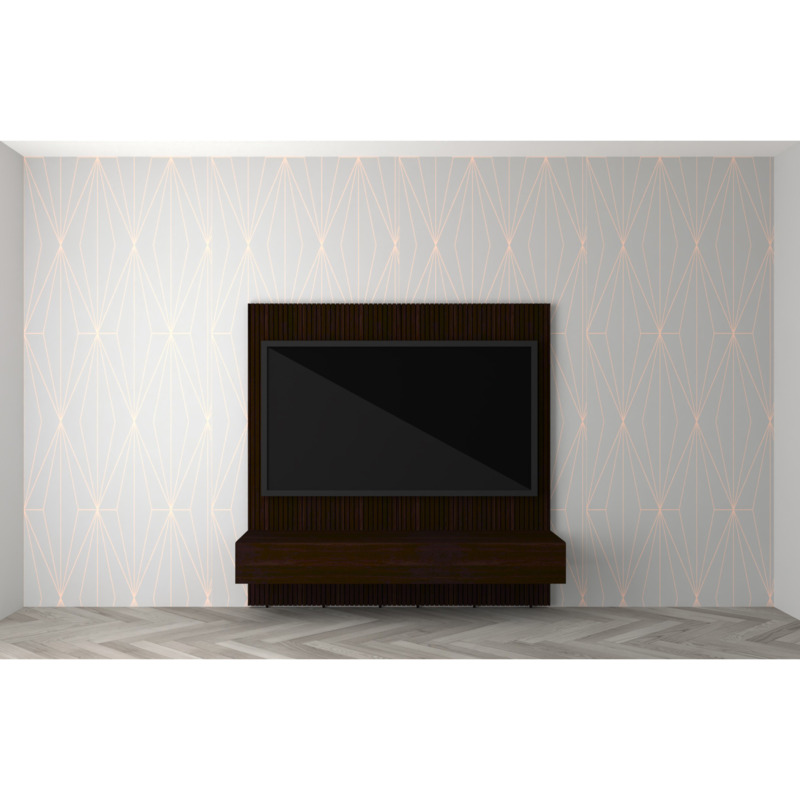 Burnt Oak Slatted TV Stand - Fits TVs up to 65 by Campbell Watson ...
