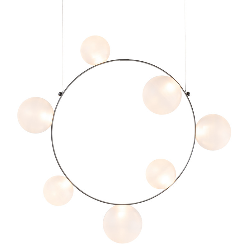 Moooi Hubble Bubble Frosted Spheres Suspension Lamp - 7 Bubbles by ...