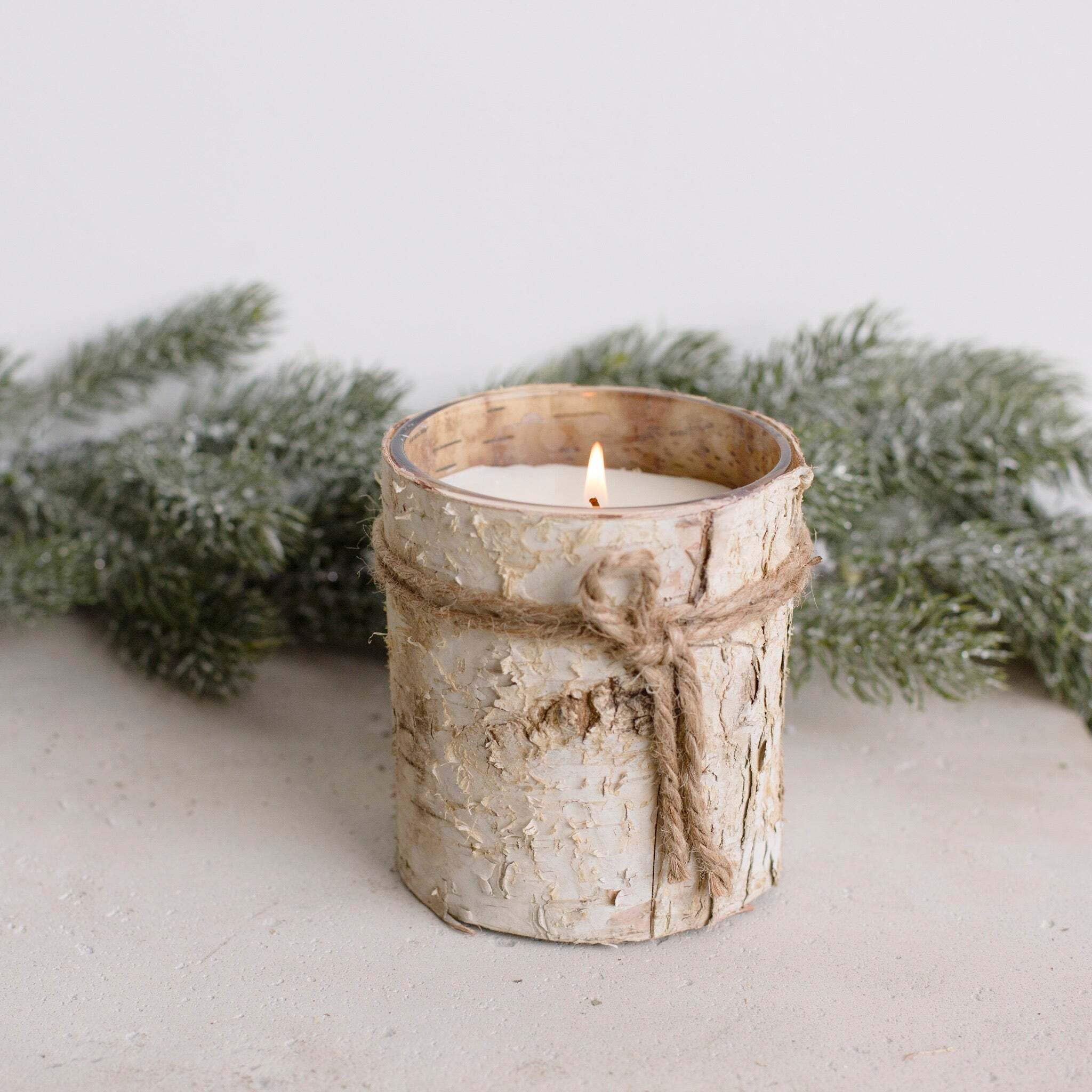 Birch Bark Candle - Single Wick by CharlesTed | ufurnish.com