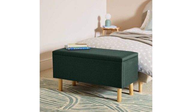"Habitat Olivia Large Ottoman Storage Box - Green " by Cheap Furniture ...