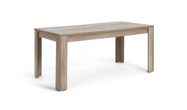 "Preston 6-8 Seater Dining Table Natural Wood Kitchen Furniture Family ...