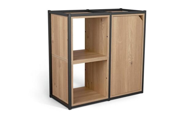 Habitat Loft Living Short Shelving and Storage Unit- Oak by Cheap ...