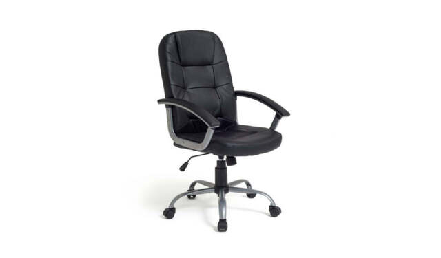 "Walker Height Adjustable Office Chair - Black " by Cheap Furniture ...