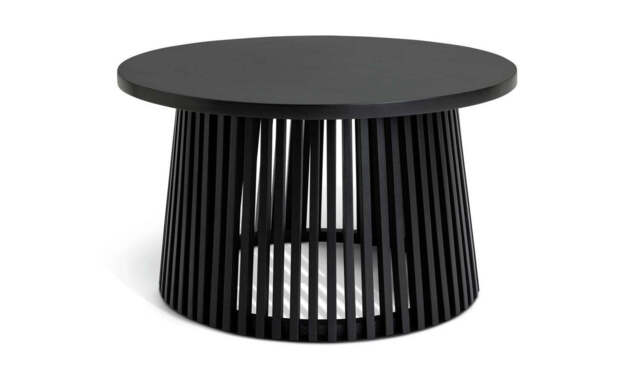 "Jericho Round Coffee Table Black Modern Living Room Furniture " by ...