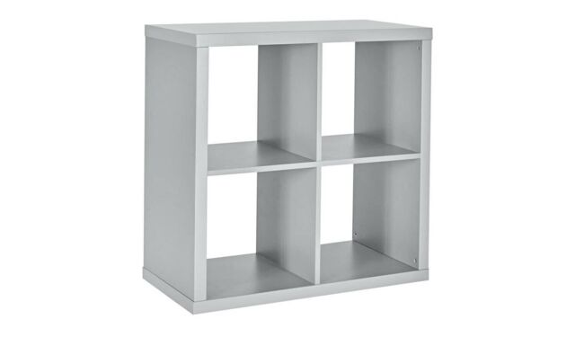 Habitat Squares Plus 4 Cube Storage Unit - Grey by Cheap Furniture ...
