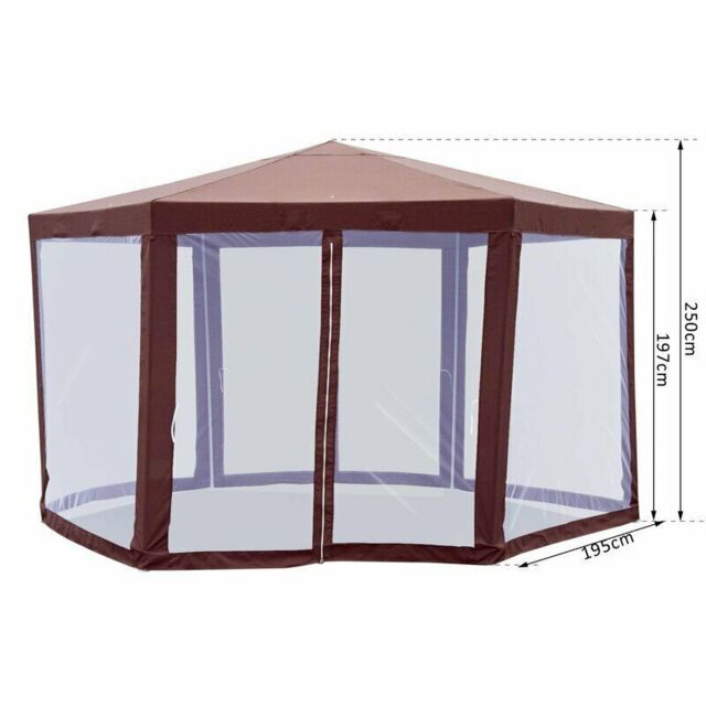 "Dakota Fields 2m x 2m Steel Party Tent Durable and Stylish Outdoor ...