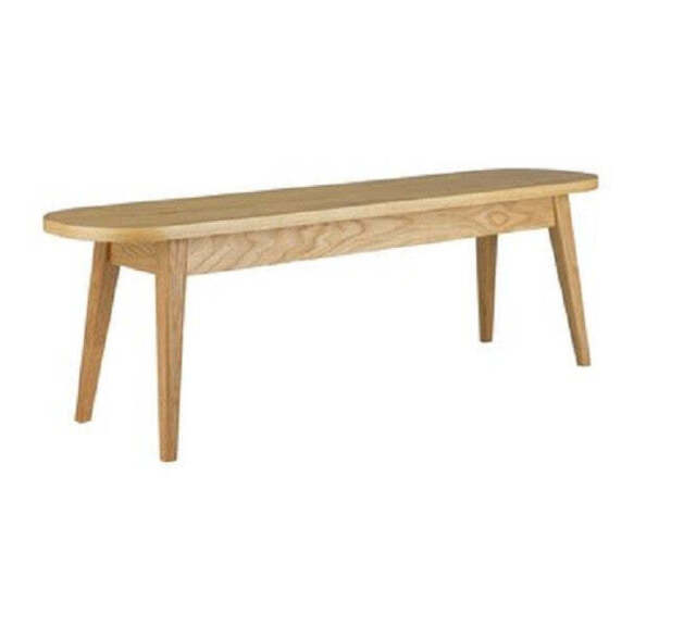 "Habitat Etta 3 Seater Dining Bench Oak - Kitchen Bench - Fast Delivery ...