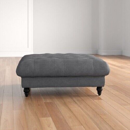 "Three Posts Alden Cocktail Ottoman Dark Grey Stylish and Functional ...