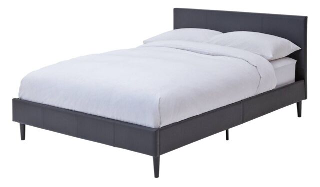 Skylar Small Double Bed Frame - Black Stylish and Durable Bedroom ...