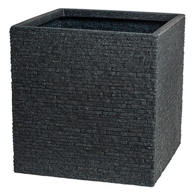 Strata Large Square Slate Planter by Cherry Lane Garden Centres ...
