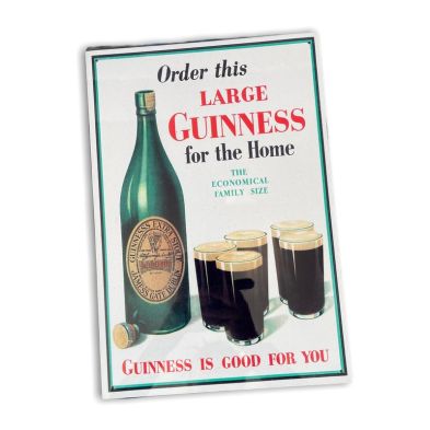 Vintage Large Guinness For The Home Sign Metal Wall Mounted - 42cm by ...