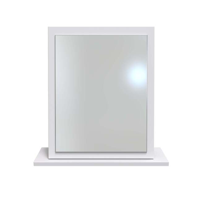 Devon Mirror Grey 50cm by Cherry Lane Garden Centres | ufurnish.com