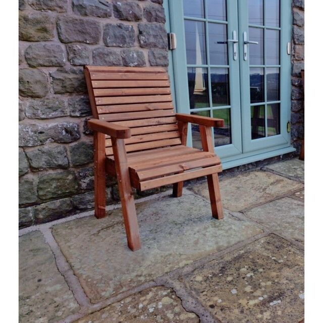 Swedish Redwood Garden Armchair Chair by Croft by Cherry Lane Garden ...