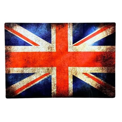 Vintage Union Jack Sign Metal Wall Mounted - 41cm by Cherry Lane Garden ...