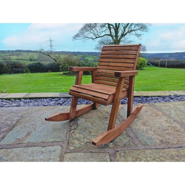 Swedish Redwood Garden Rocking Chair by Croft by Cherry Lane Garden ...