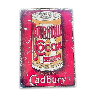 Vintage Cadbury Bournville Sign Metal Wall Mounted - 42cm by Cherry ...