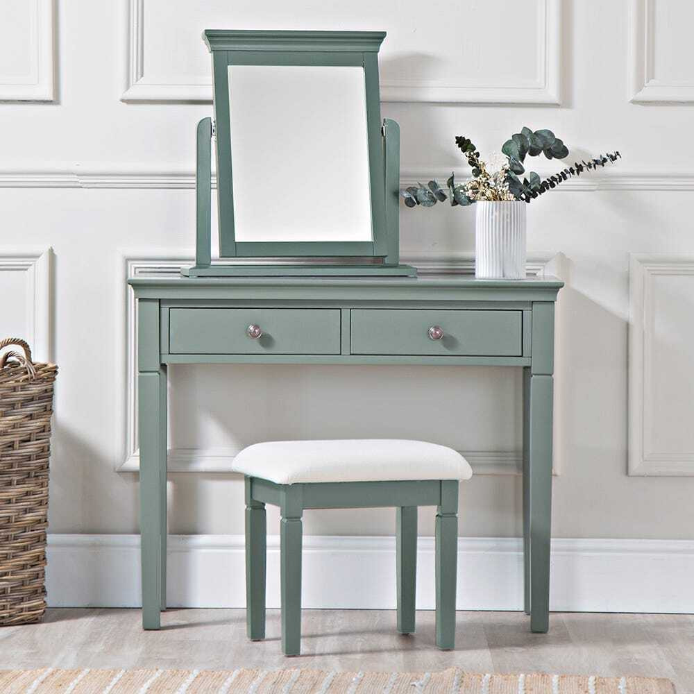 Florence Sage Green Painted Dressing Table by Chiltern Oak Furniture ...