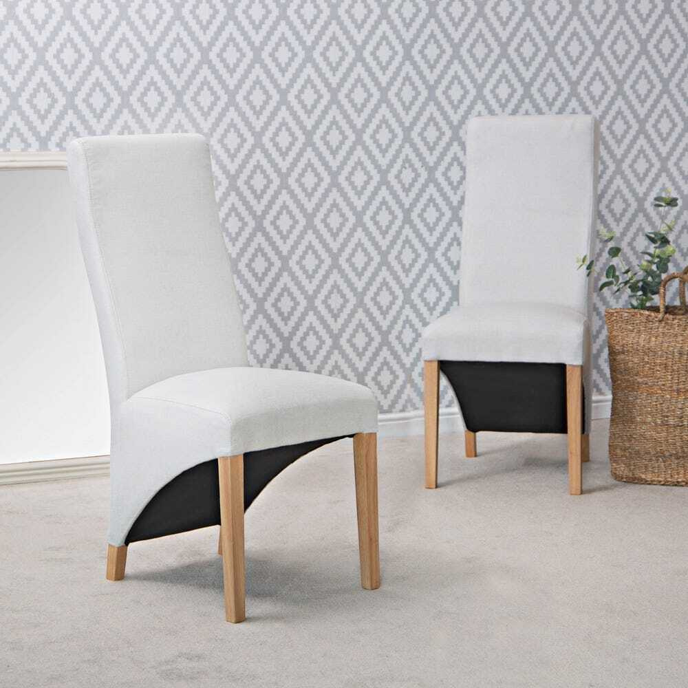 Hardingham Natural Wave Back Dining Chair by Chiltern Oak Furniture ...
