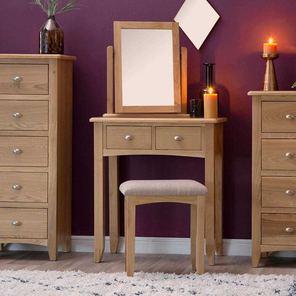Gloucester Oak Dressing Table by Chiltern Oak Furniture | ufurnish.com
