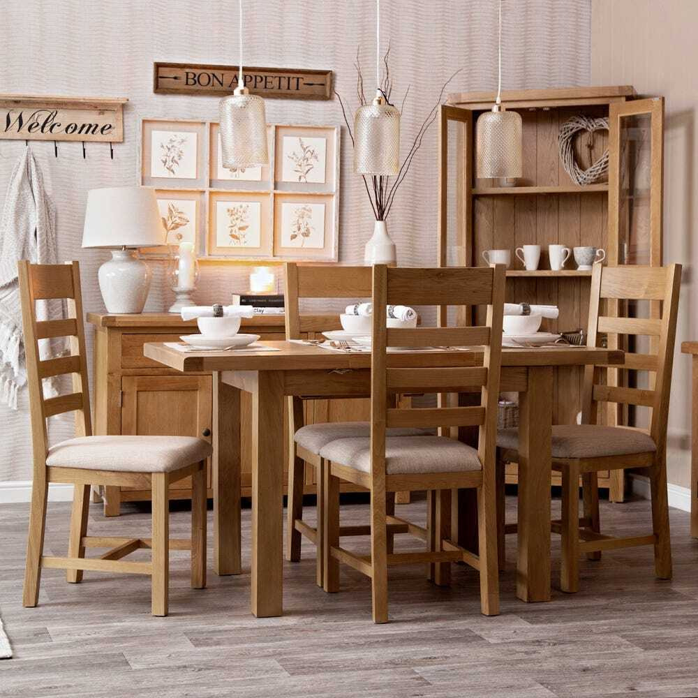 Chiltern oak dining table store