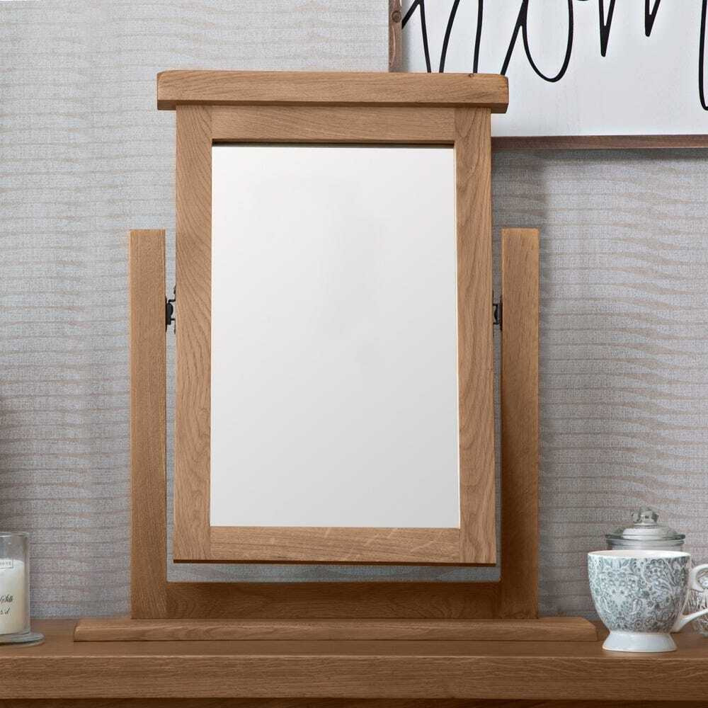 Winchester Oak Dressing Table Mirror by Chiltern Oak Furniture ...
