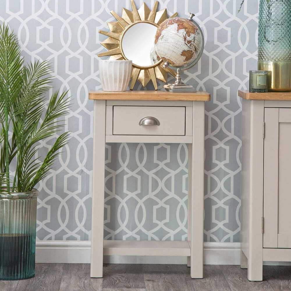 Rutland Painted Oak Telephone Table by Chiltern Oak Furniture ...