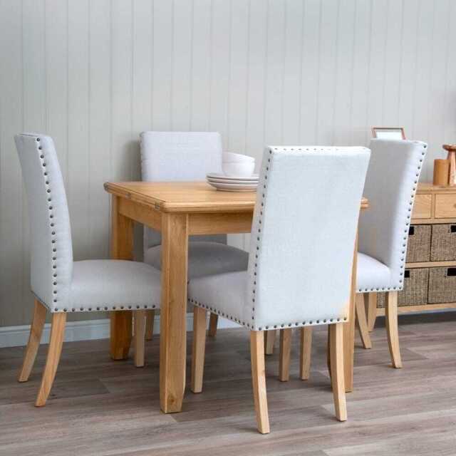 Gloucester Oak Flip-Top Dining Table by Chiltern Oak Furniture | ufurnish.com