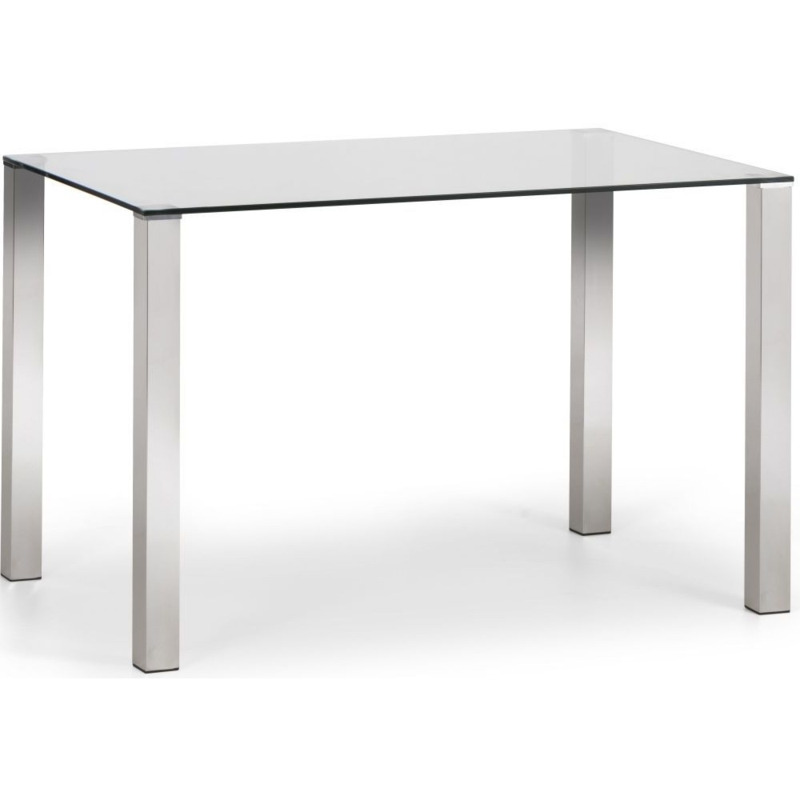 Enzo Glass and Chrome 4-6 Seater Dining Table by Choice Furniture ...