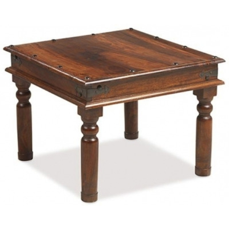 Indian Sheesham Solid Wood Thacket Small Coffee Table by Choice ...