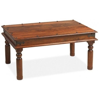 Indian Sheesham Solid Wood Thacket Medium Coffee Table by Choice ...