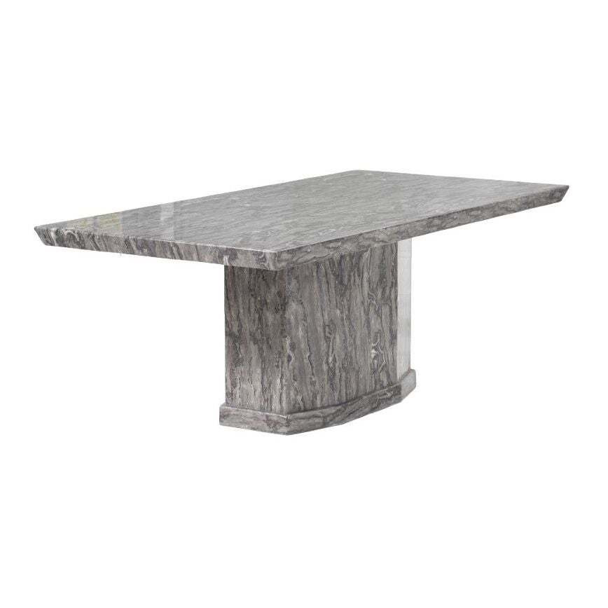 Adelaide Grey Engineered Marble Large Dining Table by Choice Furniture ...
