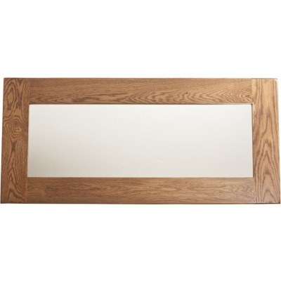 Originals Rustic Oak Rectangular Wall Mirror - 130cm x 60cm by Choice ...