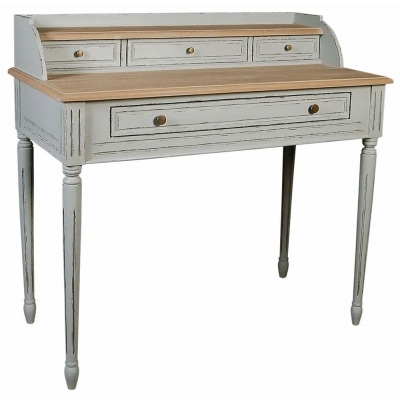 Distressed writing desk store