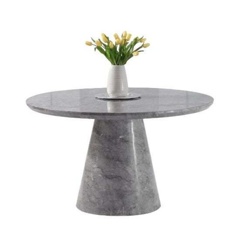 Tori Grey Marble Round Dining Table by Choice Furniture Superstore ...