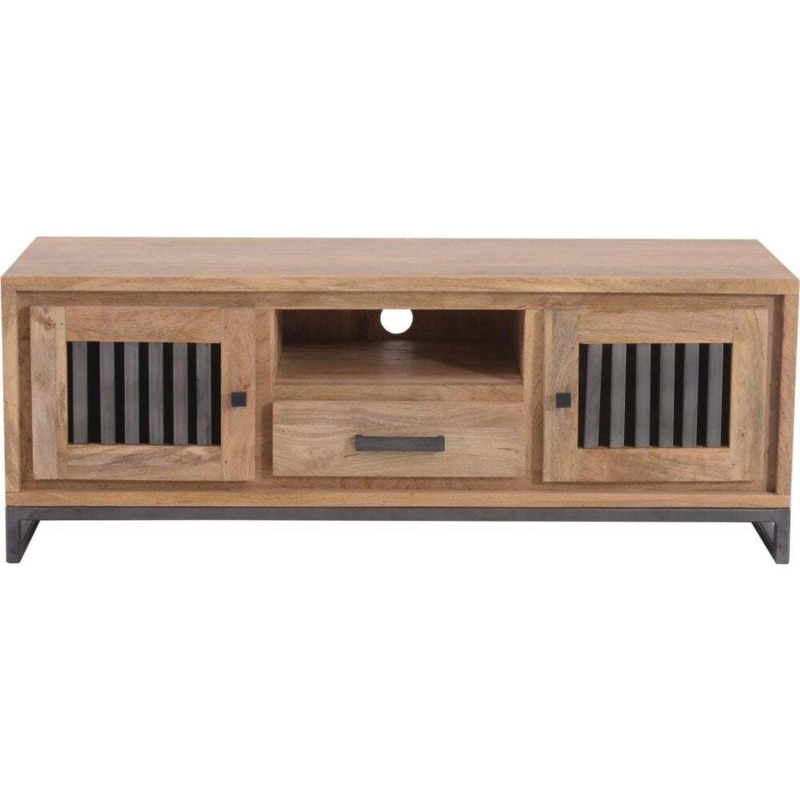 Metropolis Mango Wood Large TV Unit by Choice Furniture Superstore ...