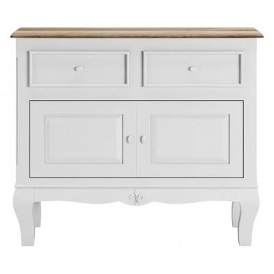 Fleur French Style 2 Door White Shabby Chic Sideboard - Made in Solid ...