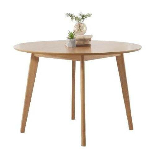 Maisie Oak 110cm Round Dining Table by Choice Furniture Superstore ...