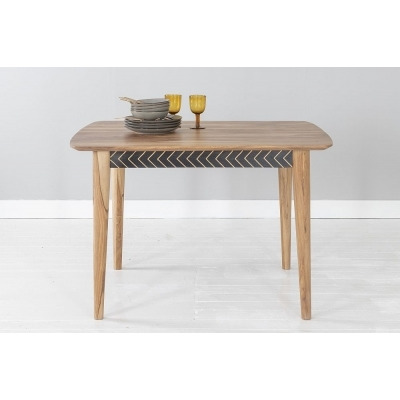 Clearance - Luxuria Sheesham Dining Table, Indian Wood, 120cm Seats 4 ...