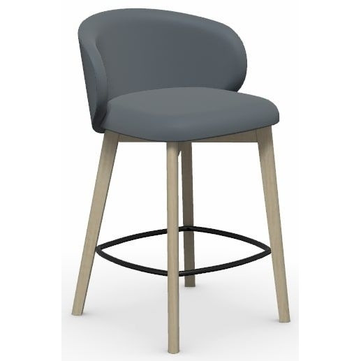 Connubia By Calligaris Tuka Barstool (Sold in Pairs) - Matt Grey with ...