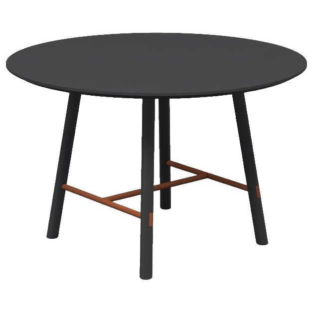 Connubia by Calligaris Yo 120cm Round Dining Table with Graphite and ...