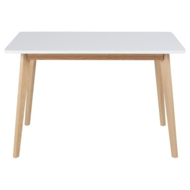 Reeder White and Birch 4 Seater Dining Table - 120cm by Choice ...