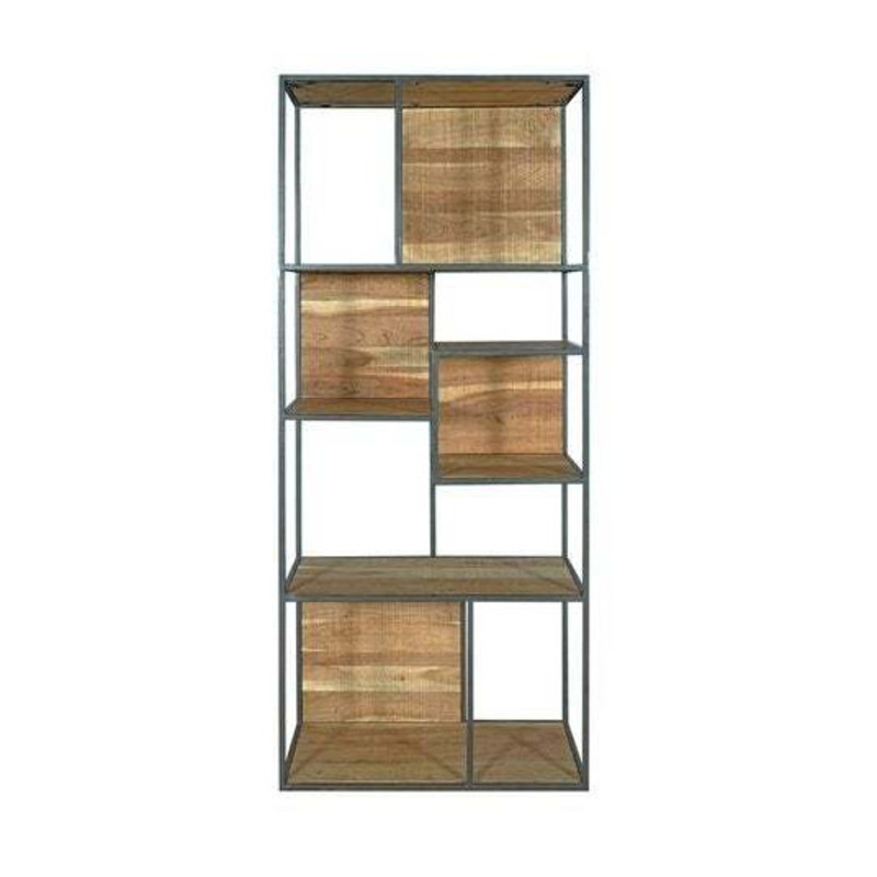 Zara Mango Wood and Metal Shelf Unit by Choice Furniture Superstore ...