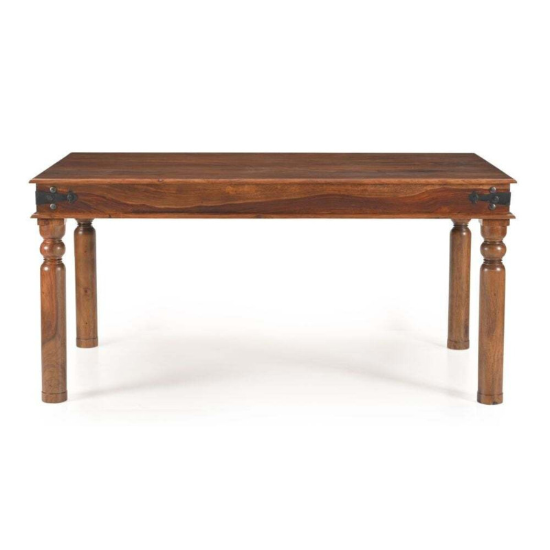 Maharani Sheesham Dining Table, Indian Wood, 160cm Seats 6 Diners ...