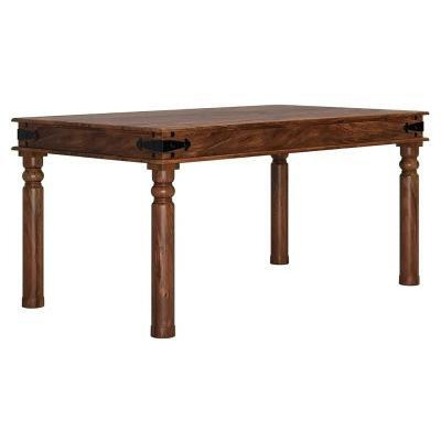Maharani Sheesham Dining Table, Indian Wood, 160cm Seats 6 Diners ...