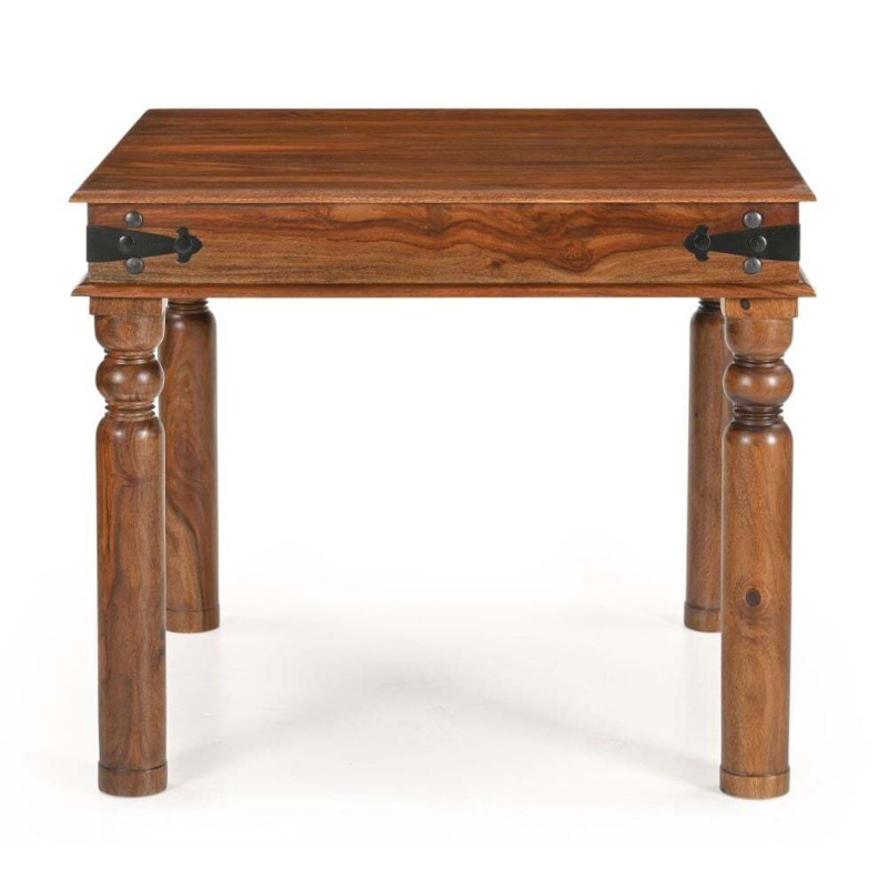 Maharani Sheesham Dining Table, Indian Wood, 90cm Seats 4 Diners Square ...